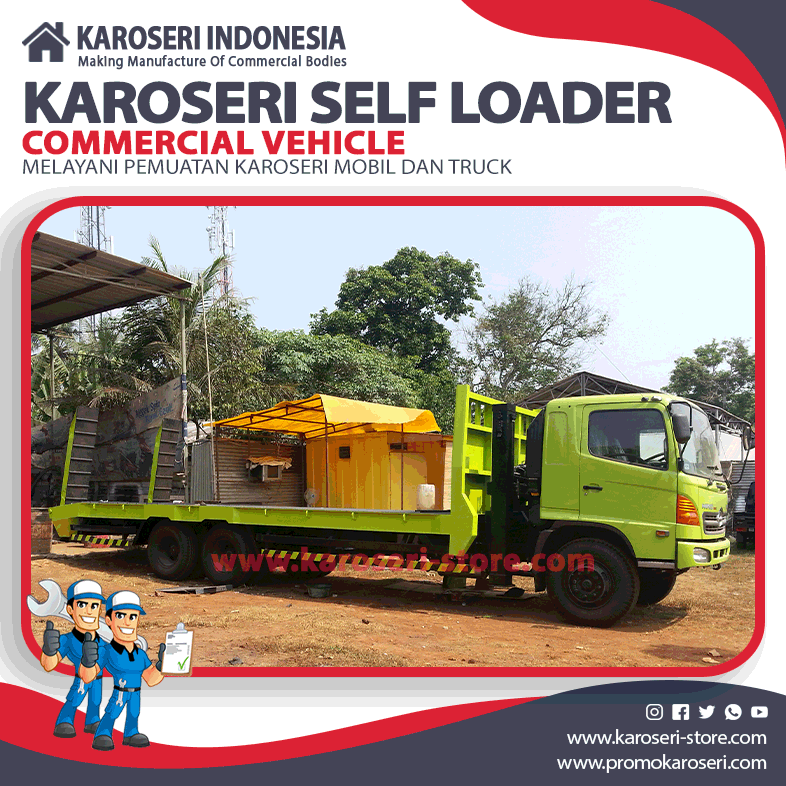 Info Harga Karoseri Truk Self Laoder - Situs Karoseri Indonesia