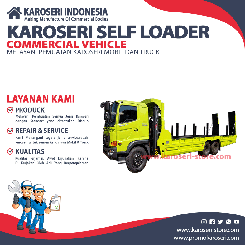 Harga Self Loader HINO - Situs Karoseri Indonesia
