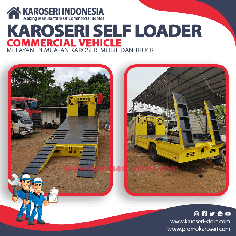 Karoseri Truk Self Loader Mini - Situs Karoseri Indonesia